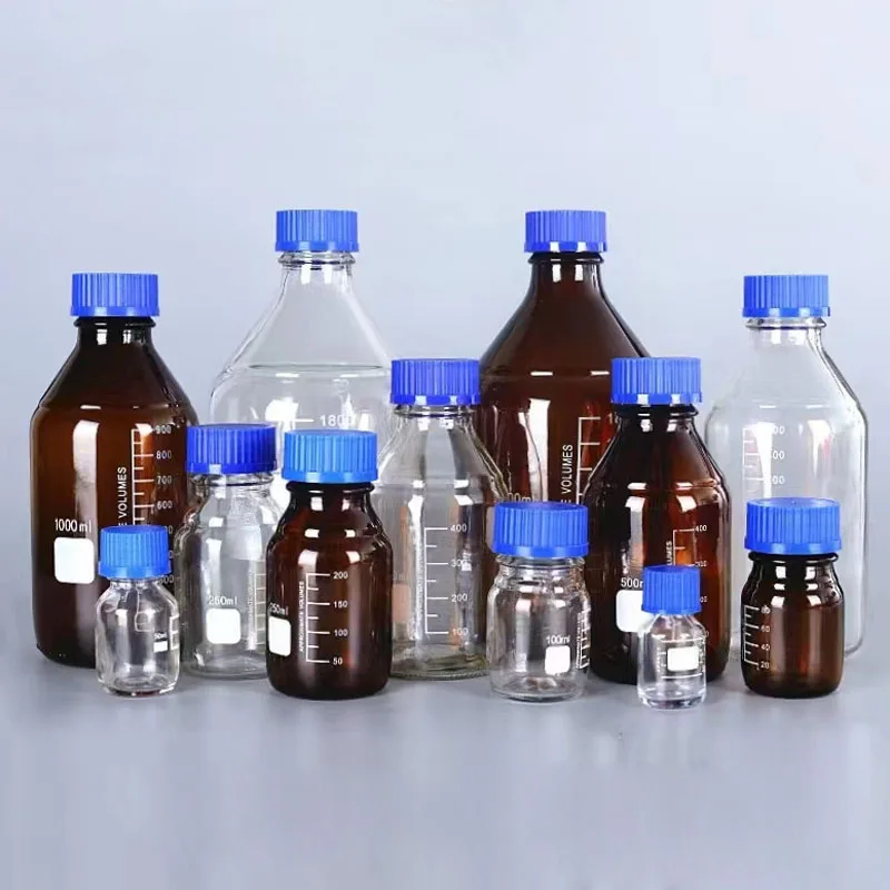 25ml-1000ml-Blue-Screw-Cap-Glass-Reagent-For-Laboratory-Utensils ...