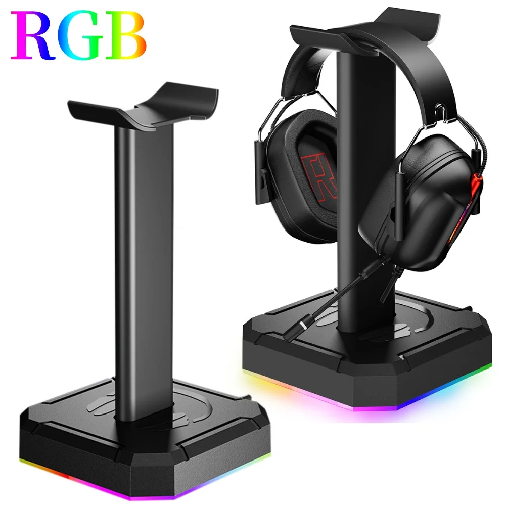 Universal-Headphone-Stand-Aluminuim-RGB-Earphone-Head-Holder-Supporting ...