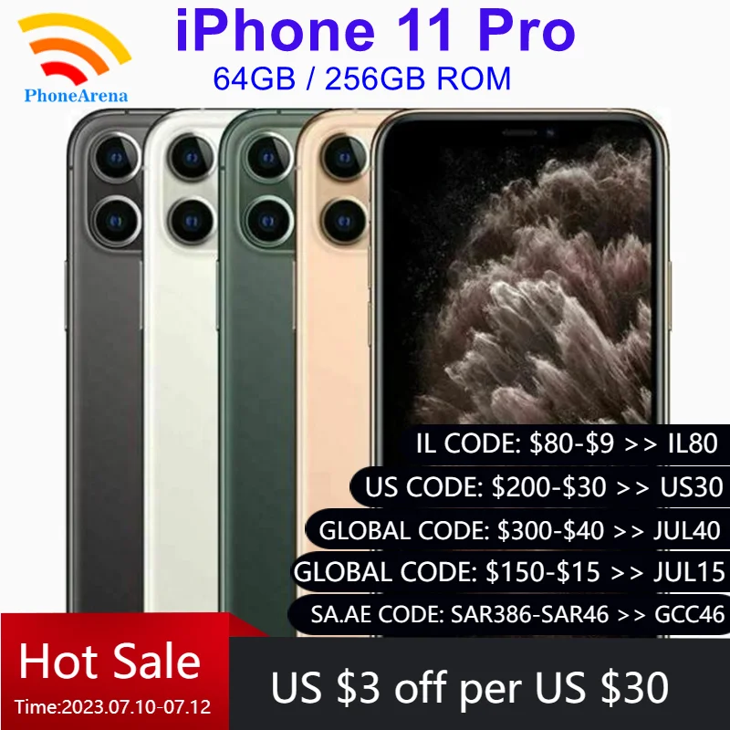 iPhone-11-Pro-64GB-256GB-ROM-95-New-Original-iPhone11-Pro-5-8-Genuine ...