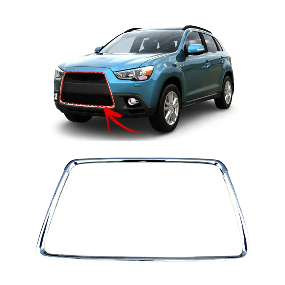 4-Pcs-Chrome-Grille-for-ASX-Rvr-2010-2012-Bumper-Net-for-Outlander ...