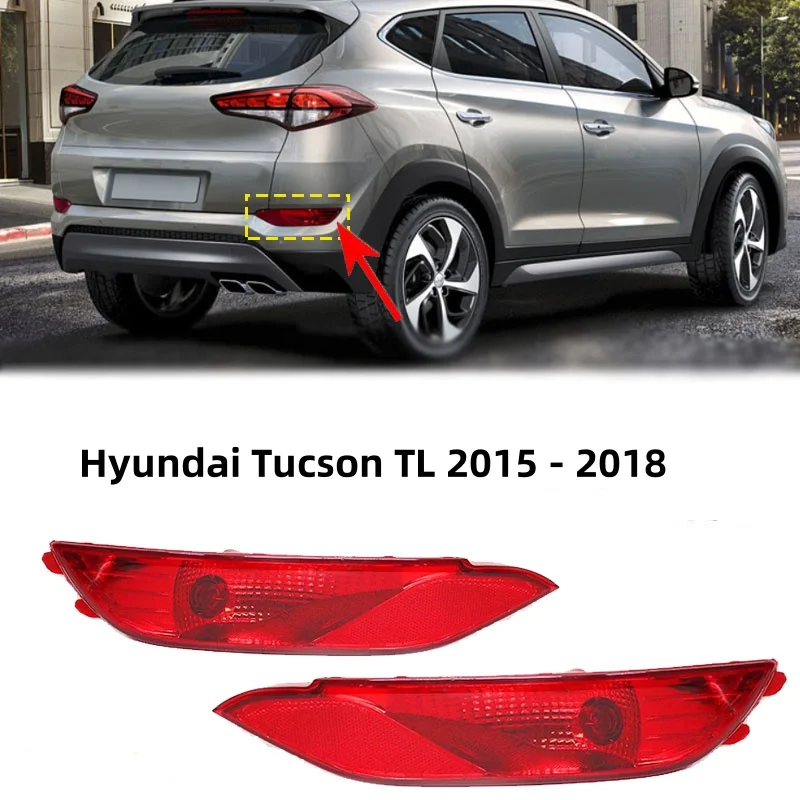 For-Hyundai-Tucson-TL-2015-2016-2017-2018-Rear-Bumper-Reflector-Light ...