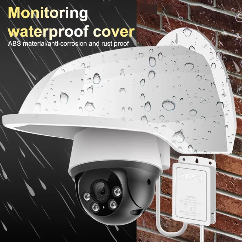 1Pc Universal Sun Rain Shade Cover For Outdoor Cameras, Waterproof ...