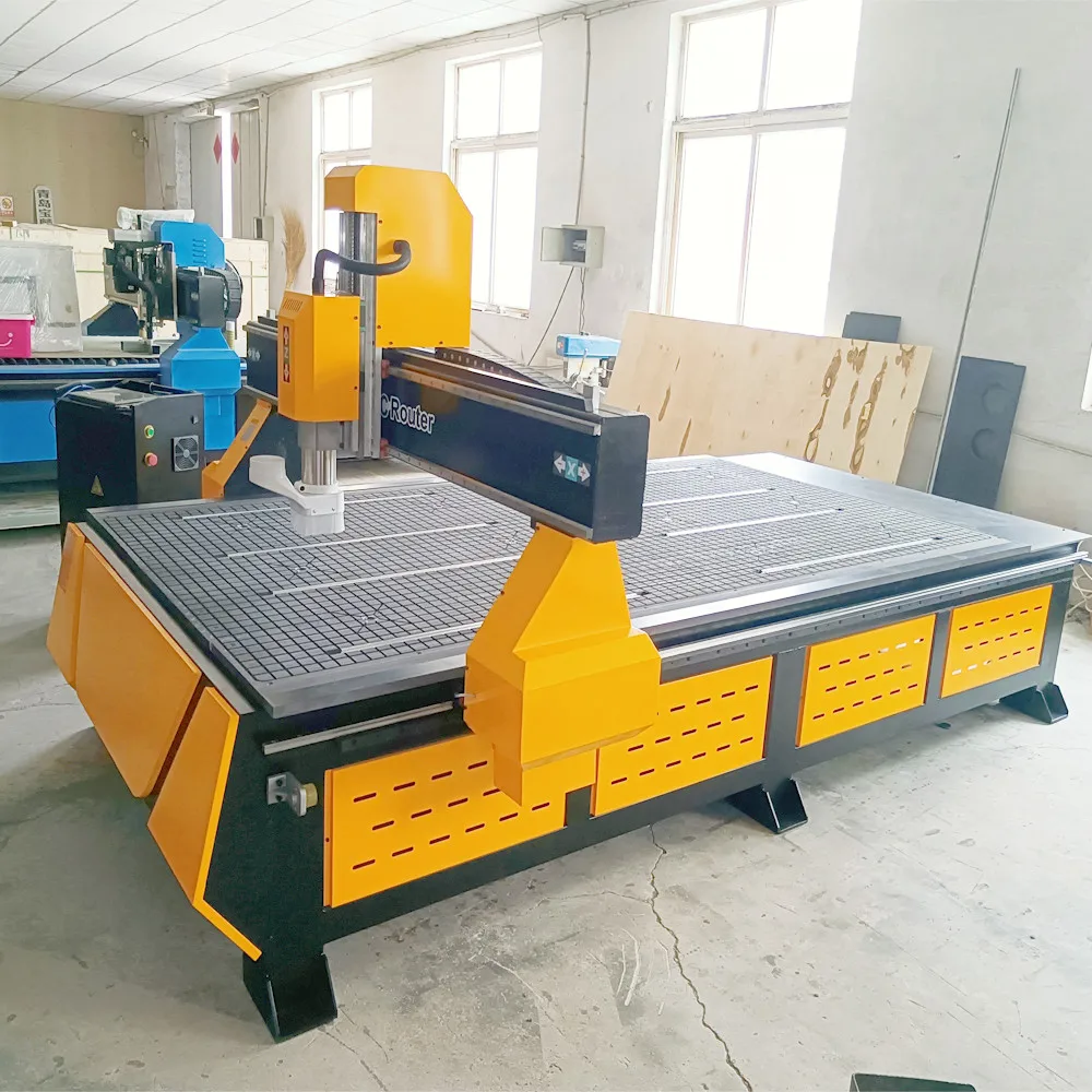 3/4 Axis 1212 1313 1325 3kw 4.5kw CNC Wood Router With Vacuum Working ...