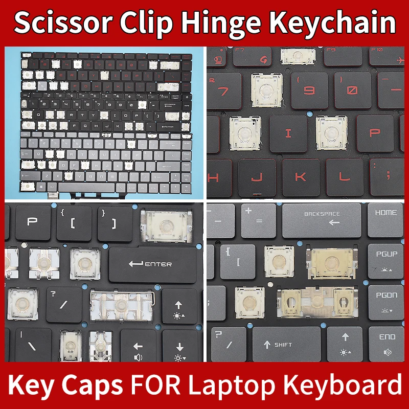 Replacement Keycap Key cap &Scissor Clip&Hinge For MSI GS65VR PS63 P65 ...