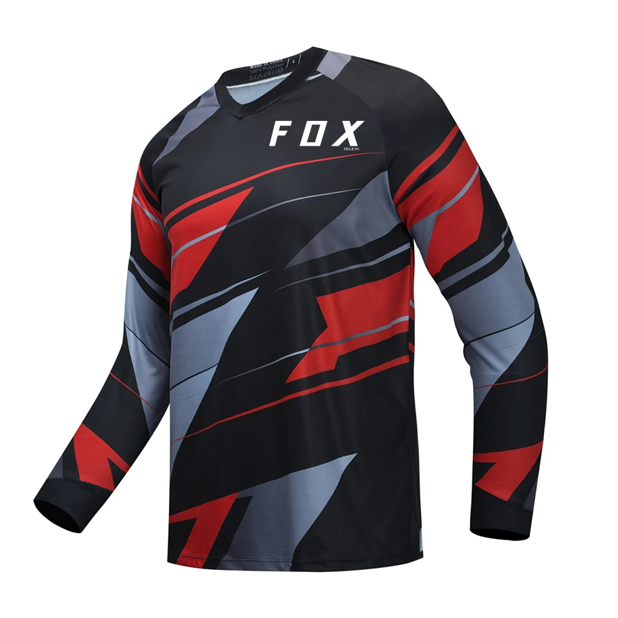 FOX TELEYI camisetas de Motocross para hombre, ropa deportiva para ...