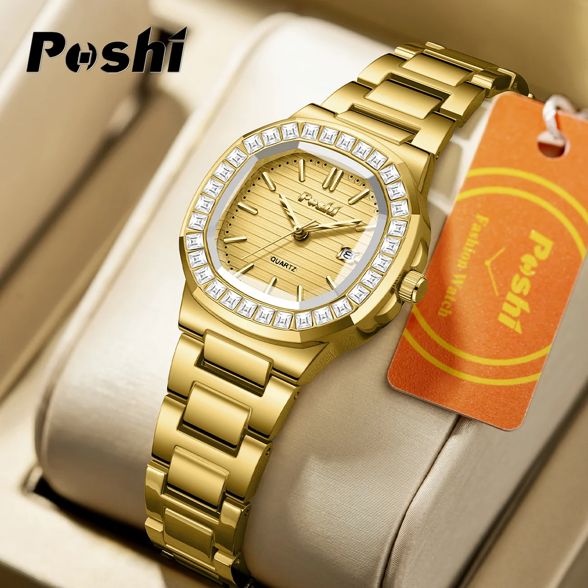POSHI Fashion Women's Watch Luxury Elegant Quartz Watches For Women ...