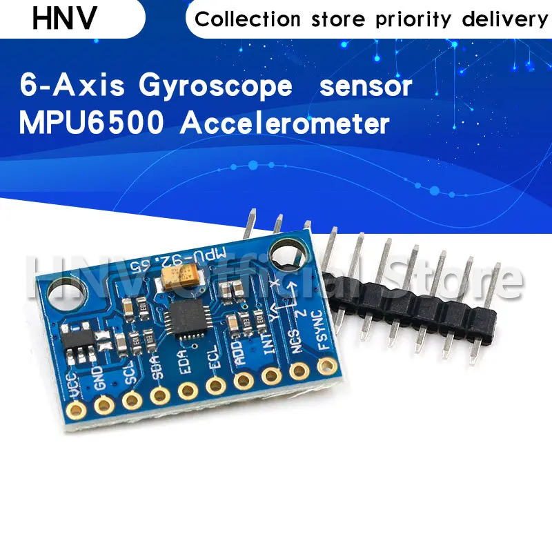 IIC I2C SPI MPU6500 MPU-6500 6-Axis Gyroscope Accelerometer Sensor ...