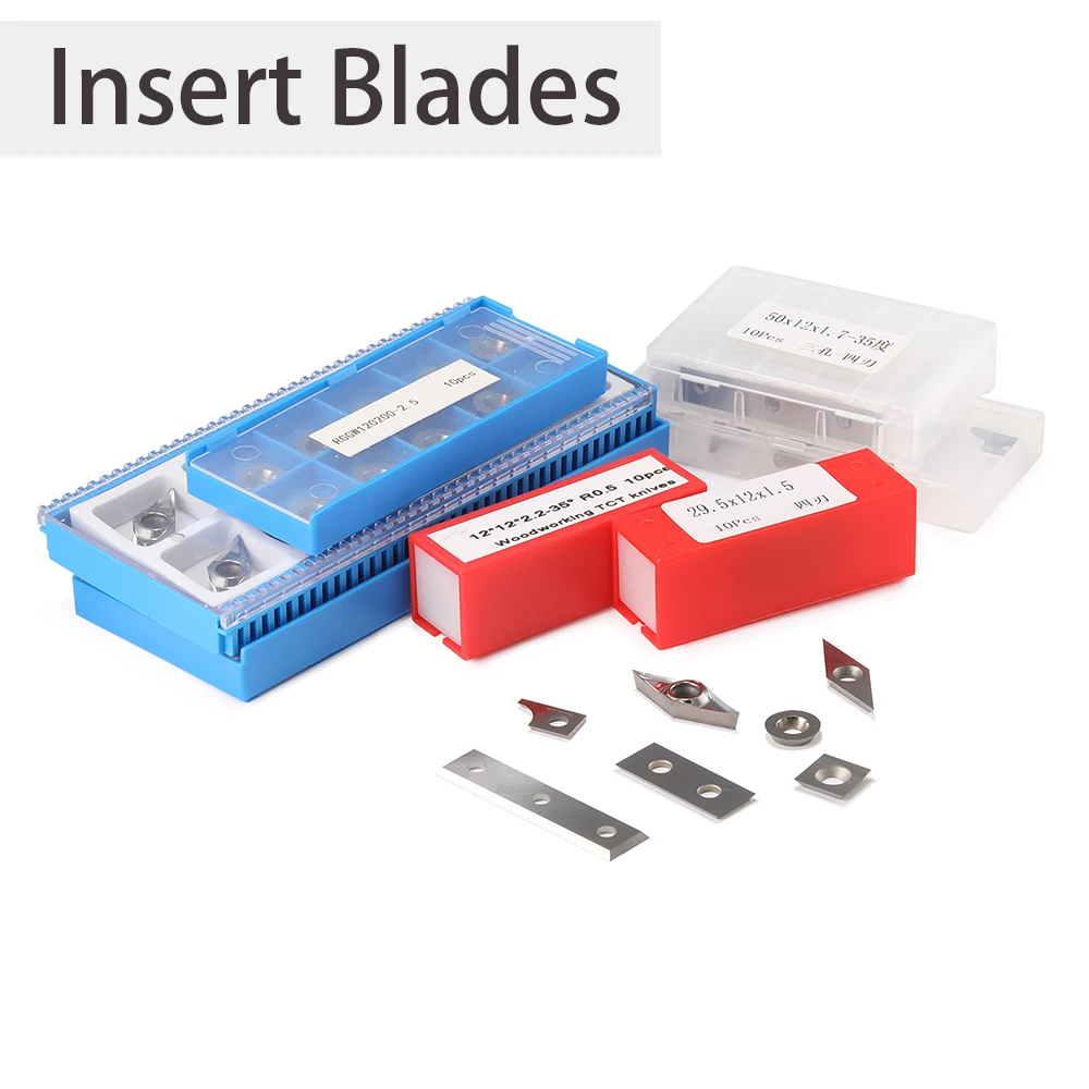 10pcs-Insert-Blades-Replaceable-Cutter-for-Wood-Turning-Holder-Shim ...