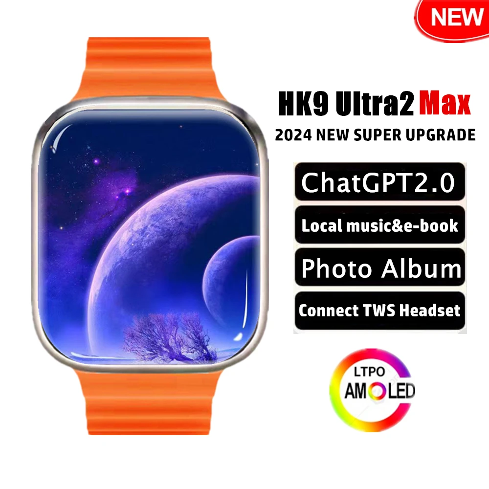 HK9-Ultra-2-Max-reloj-inteligente-para-hombre-y-mujer-dispositivo-con ...