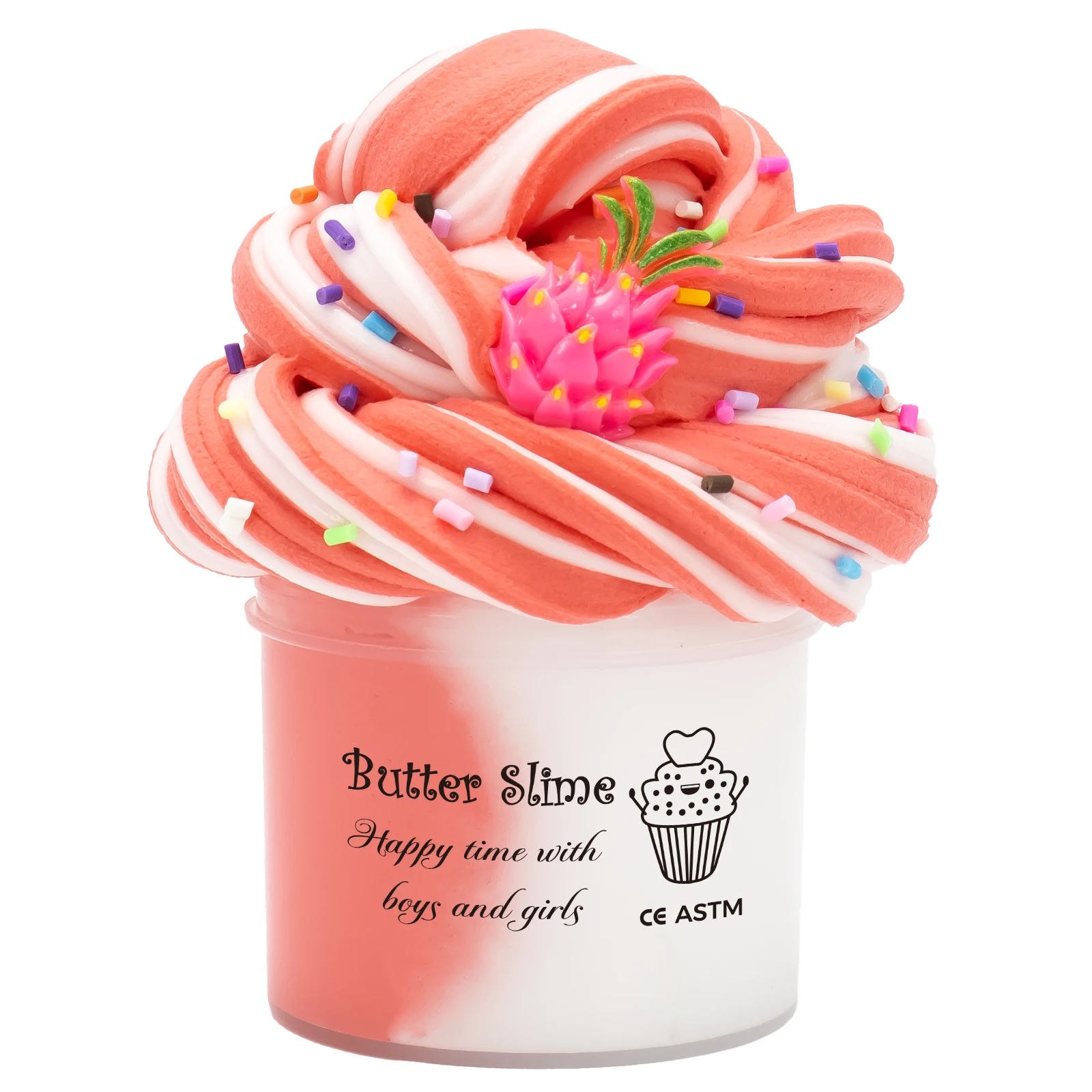 70ml-Butter-Fluffy-Slime-Kit-Fruit-Ice-Cream-Slime-DIY-Making-Set-Non ...