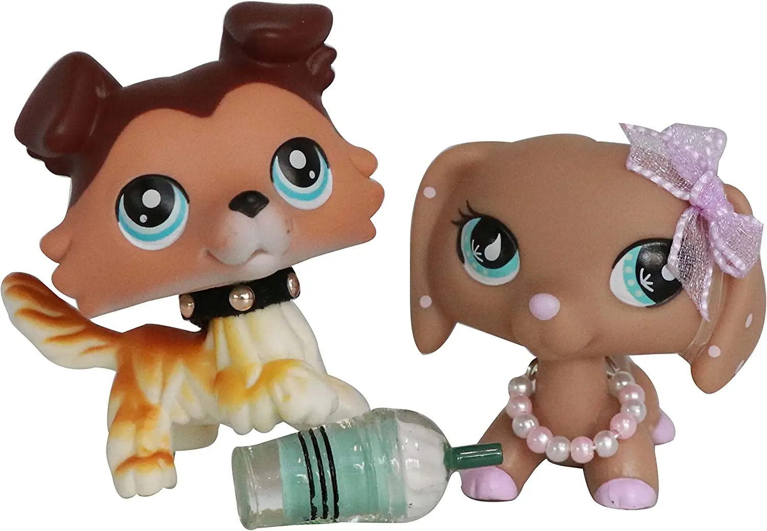 Soldtime Collie 58 Raised Paw And Dachshund 909 Tan Brown Blue Eyes ...