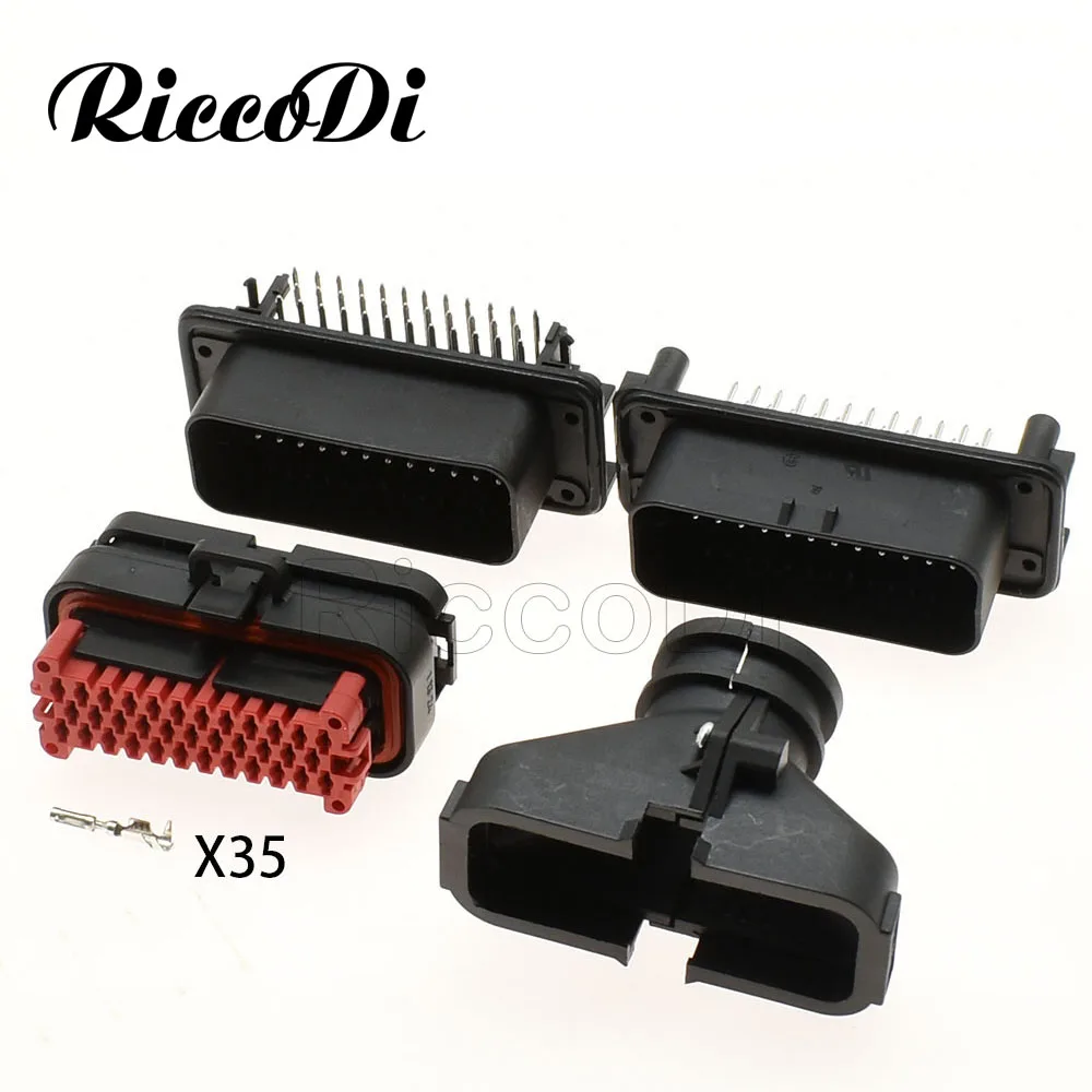 1-10-Sets-35-Pin-776164-1-Tyco-AMP-Female-Male-Waterproof-Auto ...