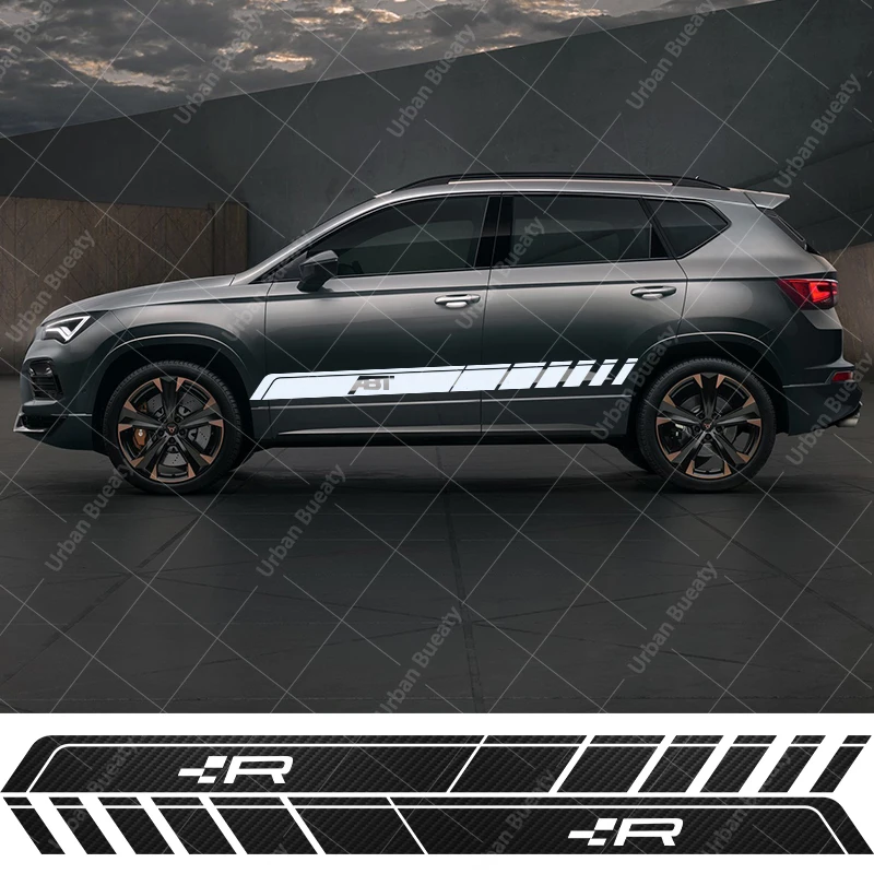 Side-Skirt-Sticker-Racing-Sport-Decals-Stripe-Wraps-Body-Stickers-For ...