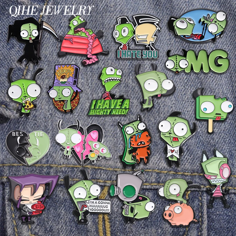 Invader ZIM Icon Enamel Pin: The Ultimate Collector’s Companion for ...