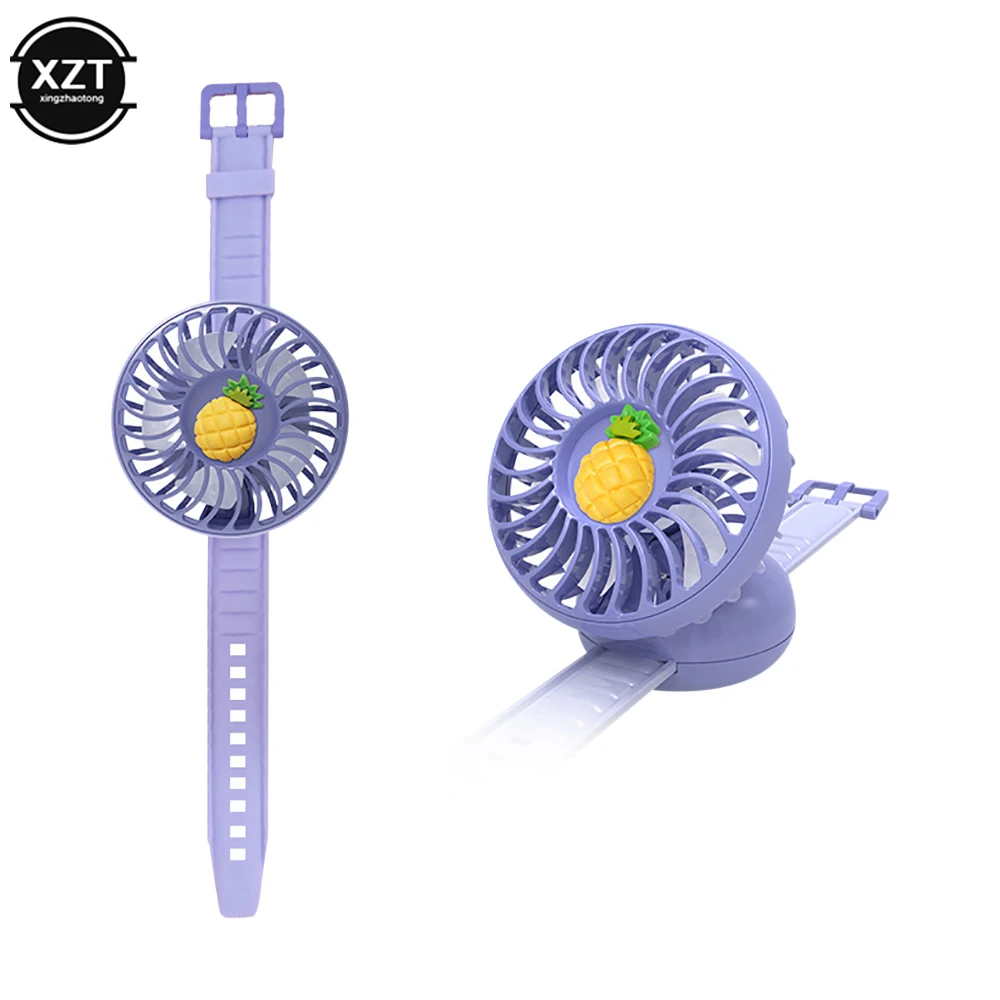 Creative-Children-s-Watch-Fan-Portable-Mini-Wrist-Fan-USB-Rechargeable ...