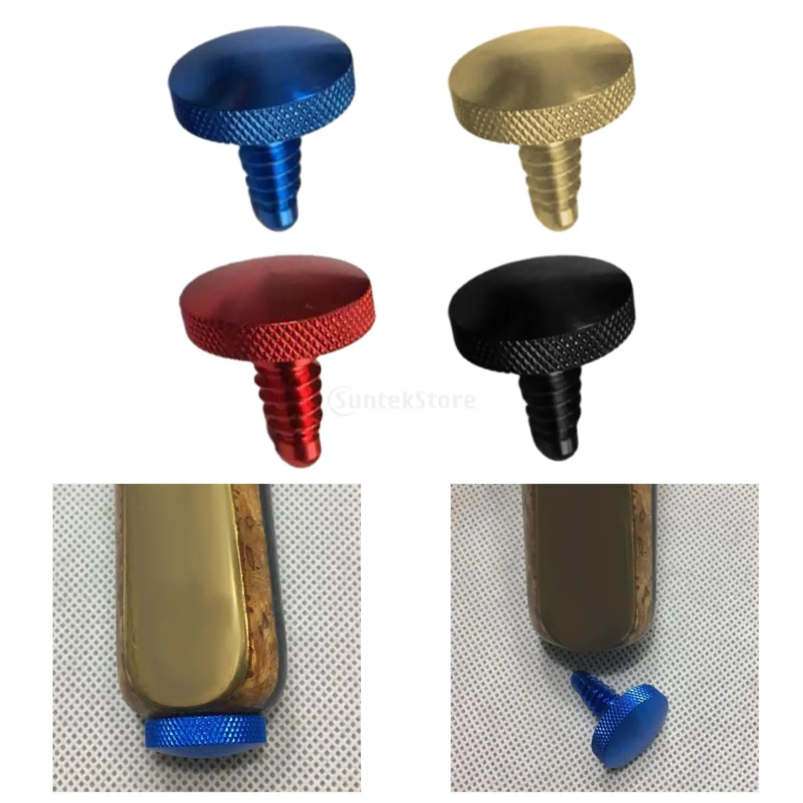 Billiard-Cue-Bumper-Durable-Billiards-Pool-Cue-Bottom-Protectors-Screw ...