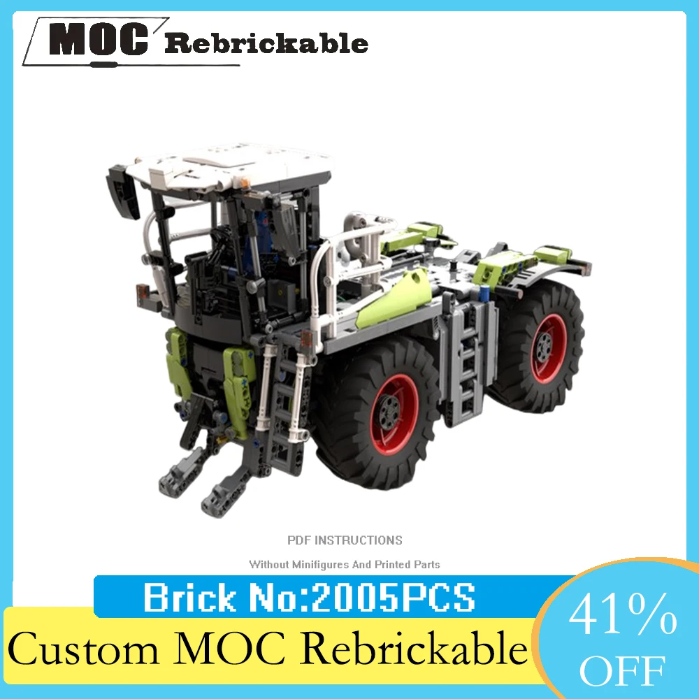 NEW Moc 1:17 RC Claas Xerion 4000 Saddle tractor Technology Trailer ...