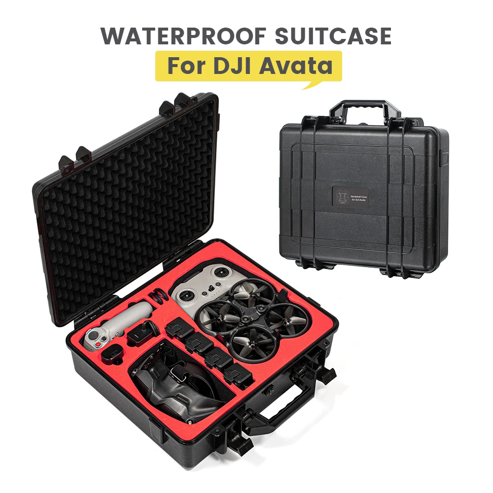 Hard Shell Storage Case Portable Suitcase Explosion-proof Carrying Box ...