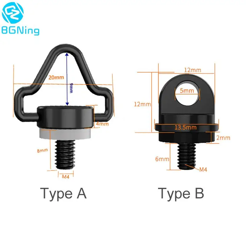 Adaptador-de-montaje-de-correa-de-hombro-tornillo-de-cord-n-M4-mango-de ...