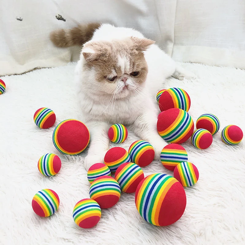 Rainbow-EVA-Cat-Toys-Ball-Interactive-Cat-Dog-Play-Chewing-Rattle ...