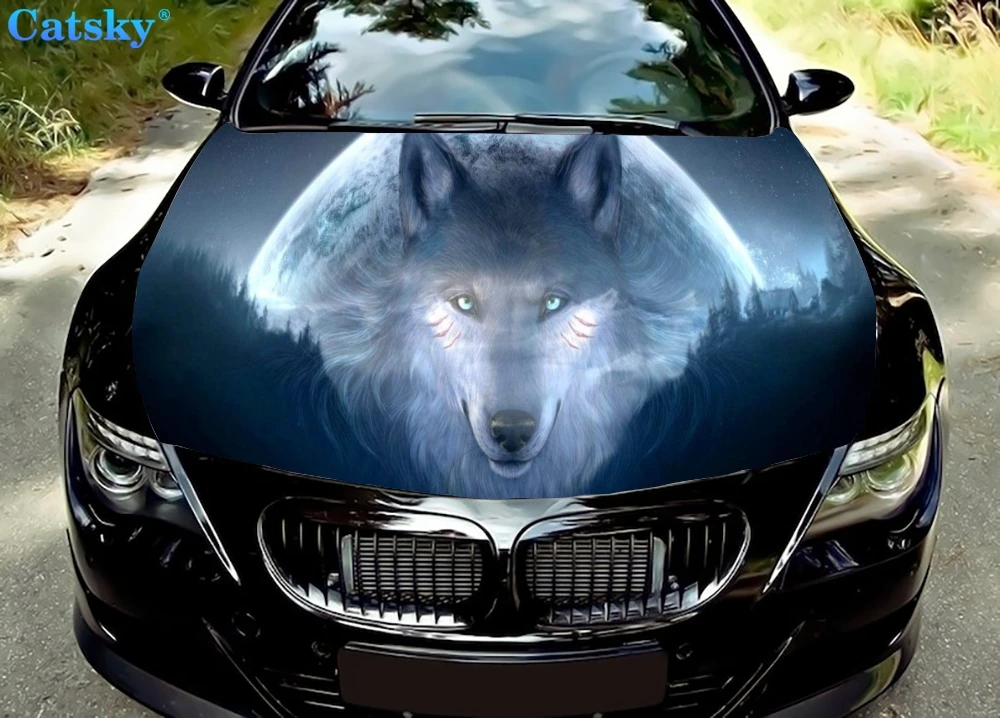 Custom-Wolf-Car-Decals-Decoration-Vinyl-Sticker-Graphic-Wrap-Decal-Car ...