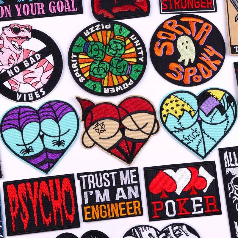 Sexy-Butt-Patch-Punk-Iron-On-Patches-For-Clothing-Thermoadhesive ...