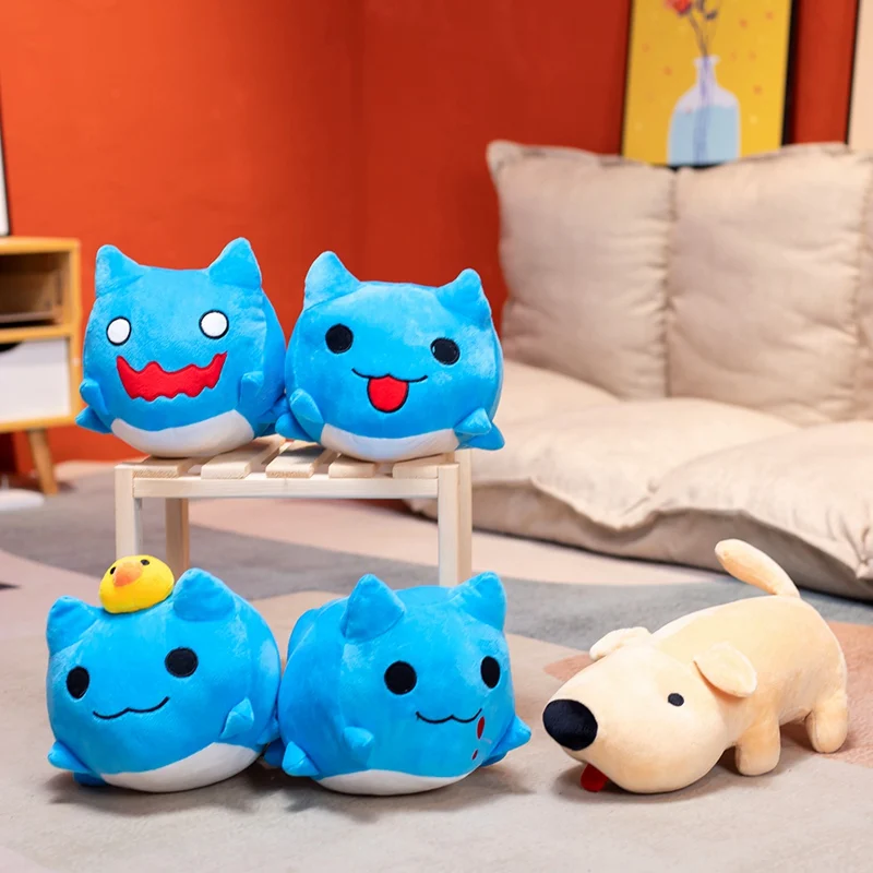 Generic Bugcat Capoo Stuffed Toys Cosplay Blue Cute Cat Tongue Out Dog ...