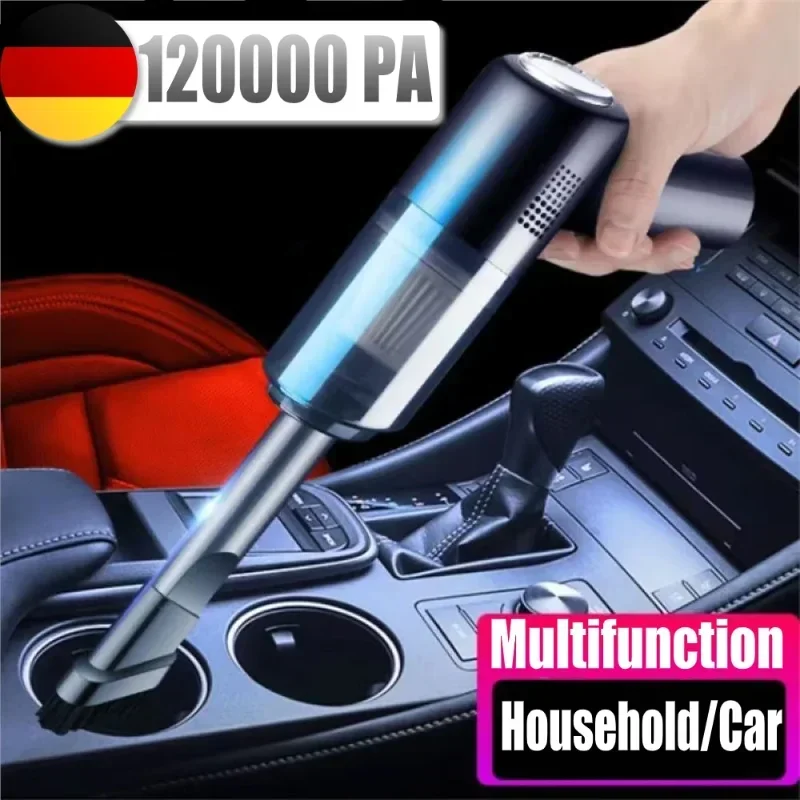 Car Vacuum Cleaner 12000PA Powerful Cleaning Machine Cars Cleaner Mini ...