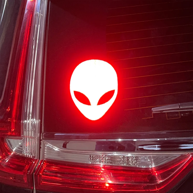 1-pcs-Car-Sticker-Personality-Fashion-Alien-Peace-Highly-Reflective ...