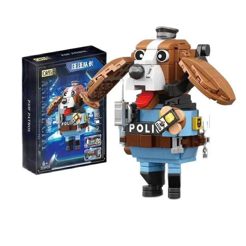 Mecha-Series-Robot-Rabbit-Firefighter-Dog-Captain-Building-Blocks-Mecha ...