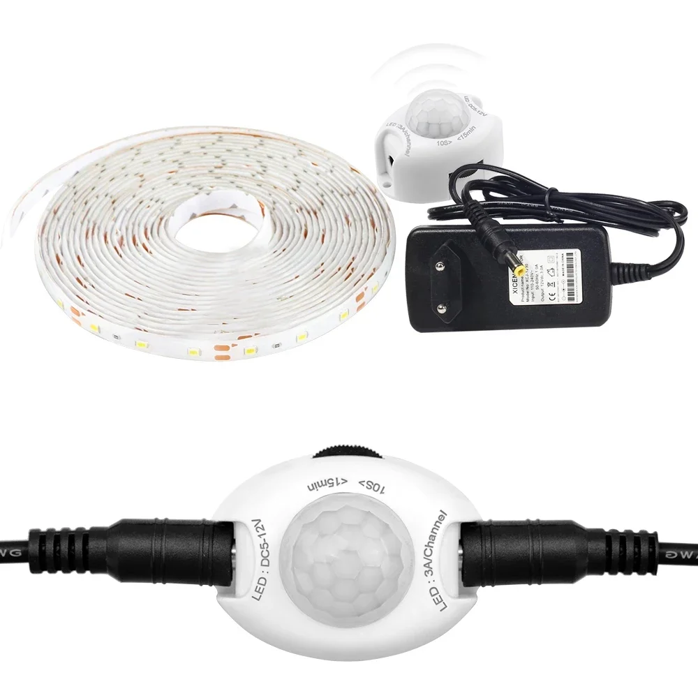 DC-12V-LED-Strip-2835-Motion-Sensor-controller-Auto-ON-OFF-IP65 ...