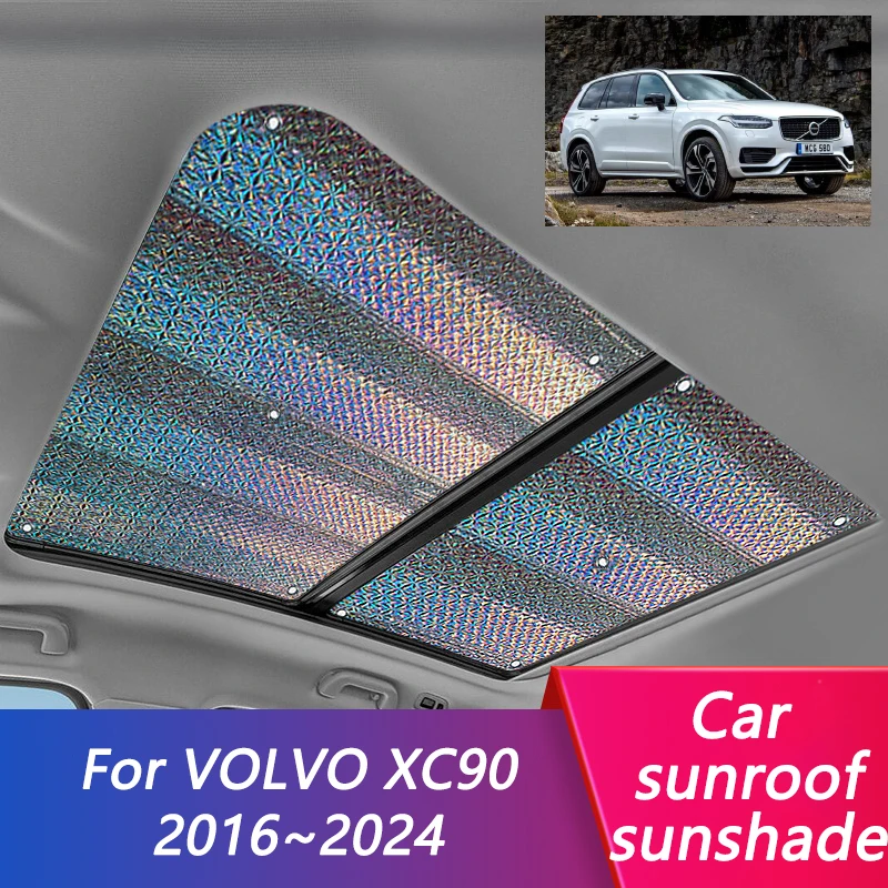 For Volvo XC90 90 MK2 2016~2024 2020 2021 Sunroof Sunshade Accessories ...