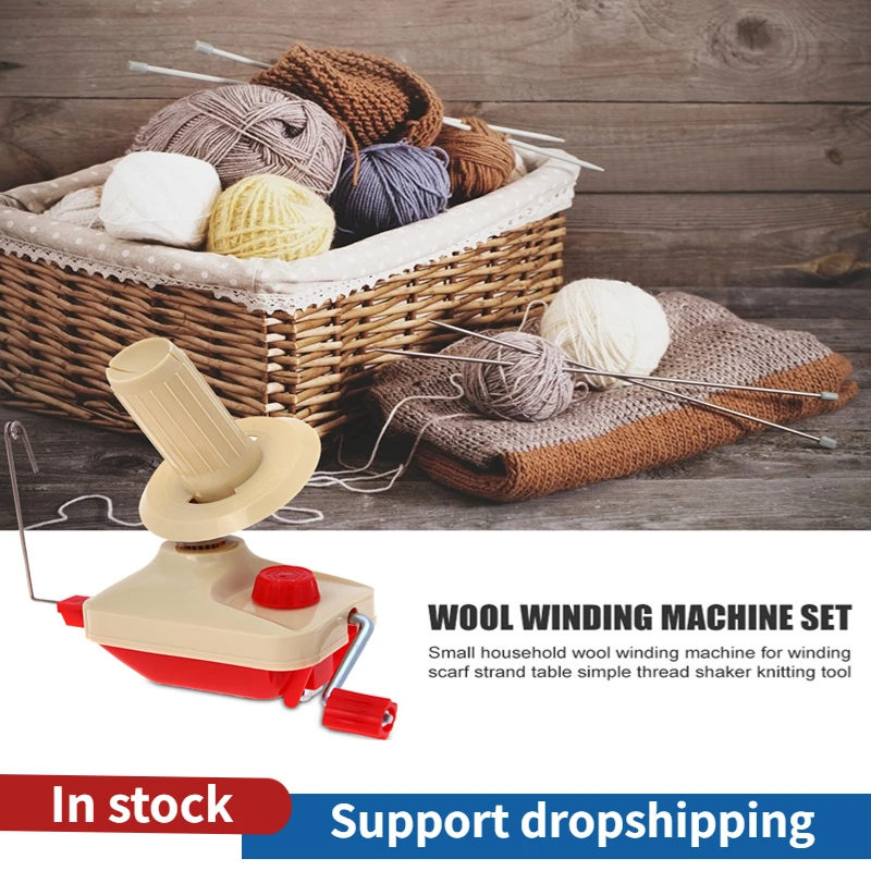 Portable-Hand-Operated-Yarn-Winder-Fiber-Wool-String-Ball-Thread ...