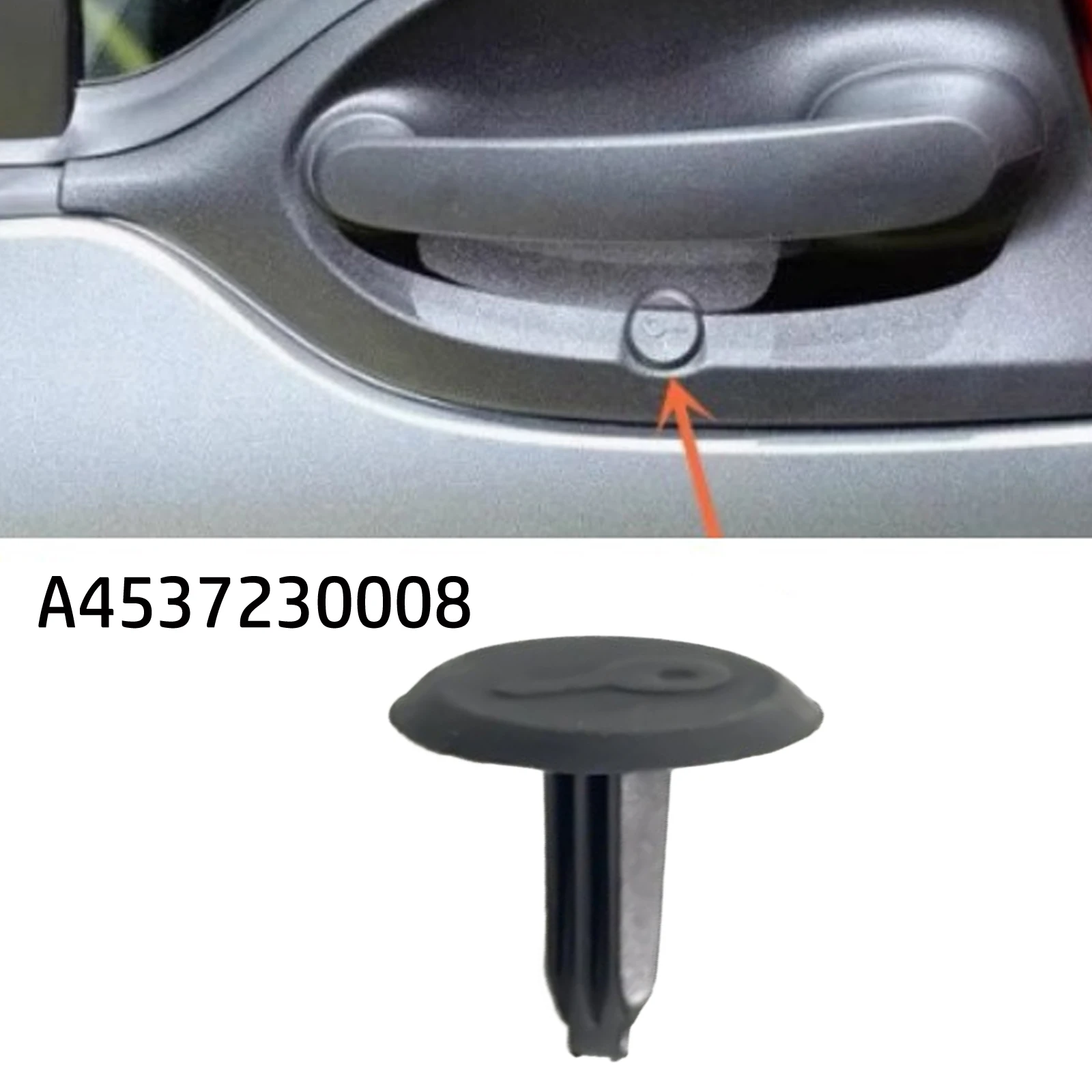 1PCS For Smart For Fortwo 453 Door Handle Lock Key Cover A4537230008 ...
