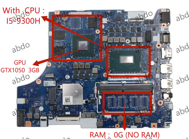 NM-C362/NM-C361 Motherboard.For Lenovo L340-15IRH L340-17IHR Laptop ...