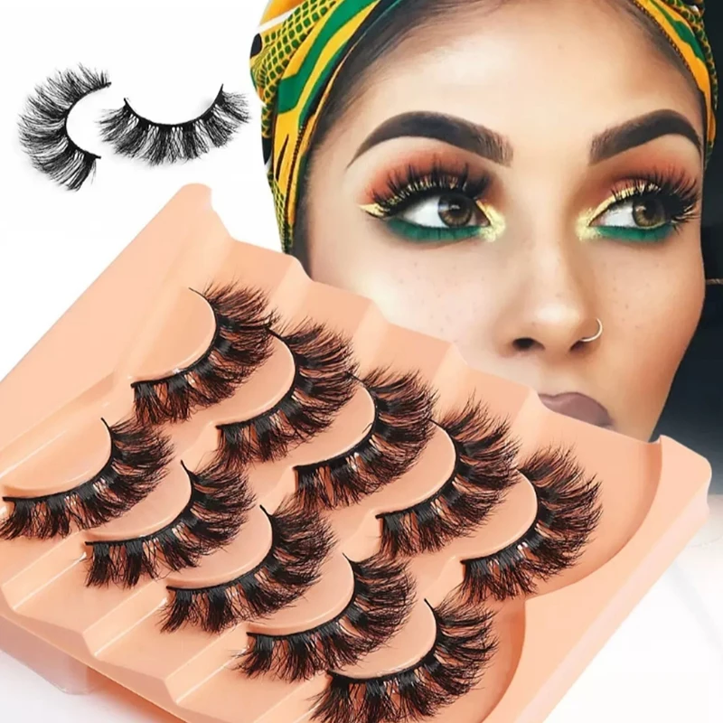 5-pairs-of-European-and-American-chemical-fiber-false-eyelashes ...