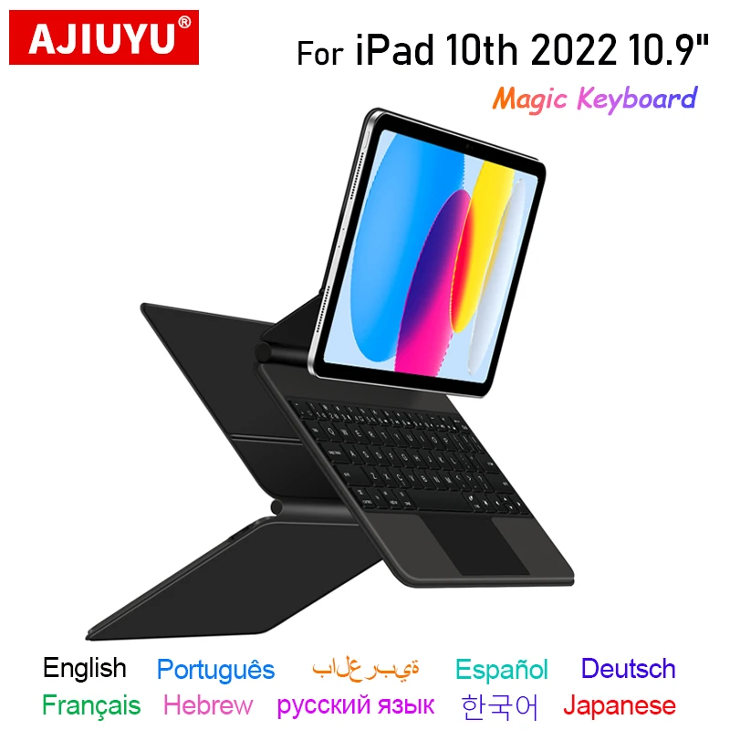 Magn-tico-Smart-Stand-Case-para-iPad-Magic-Keyboard-Capa-Protetora ...