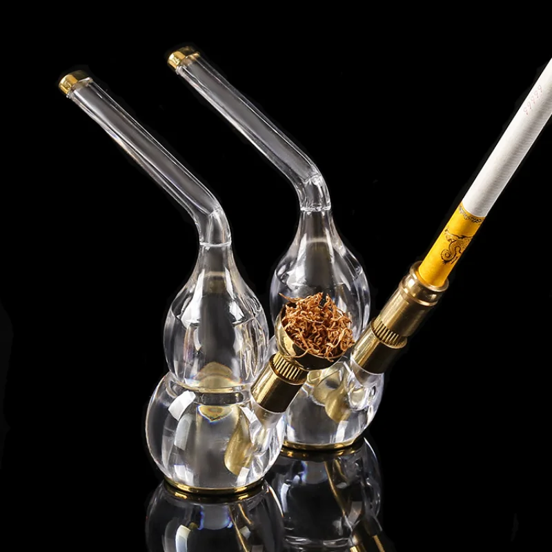 Pipa-de-agua-doble-para-fumar-tabaco-Mini-Shisha-Hookah-filtro-de ...