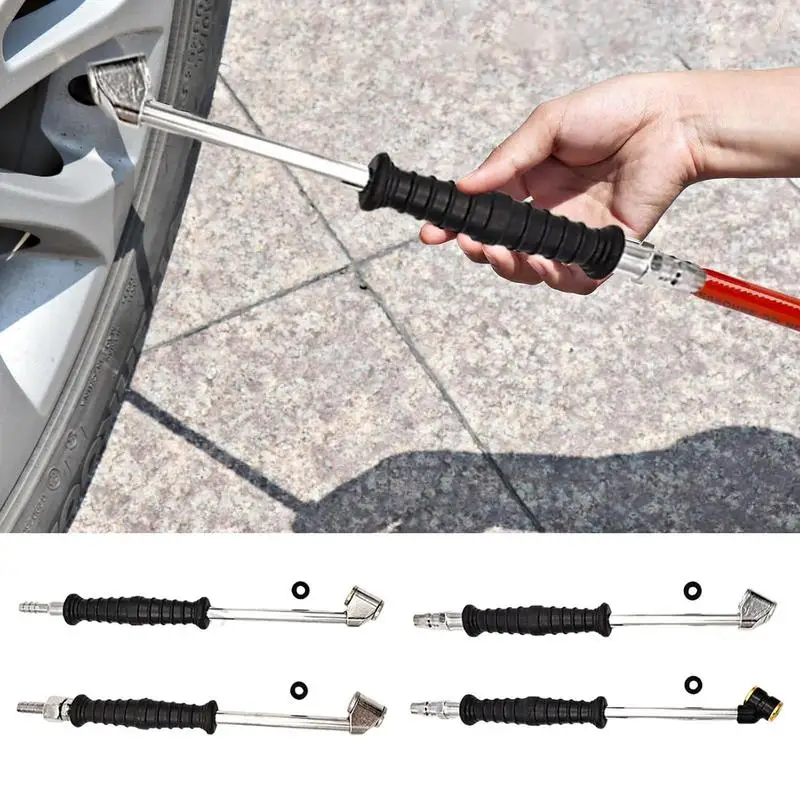 Du-al-Head-Tir-Chuck-Tire-Inflator-Rod-Tire-Air-Pump-Air-Nozzle-Closed ...