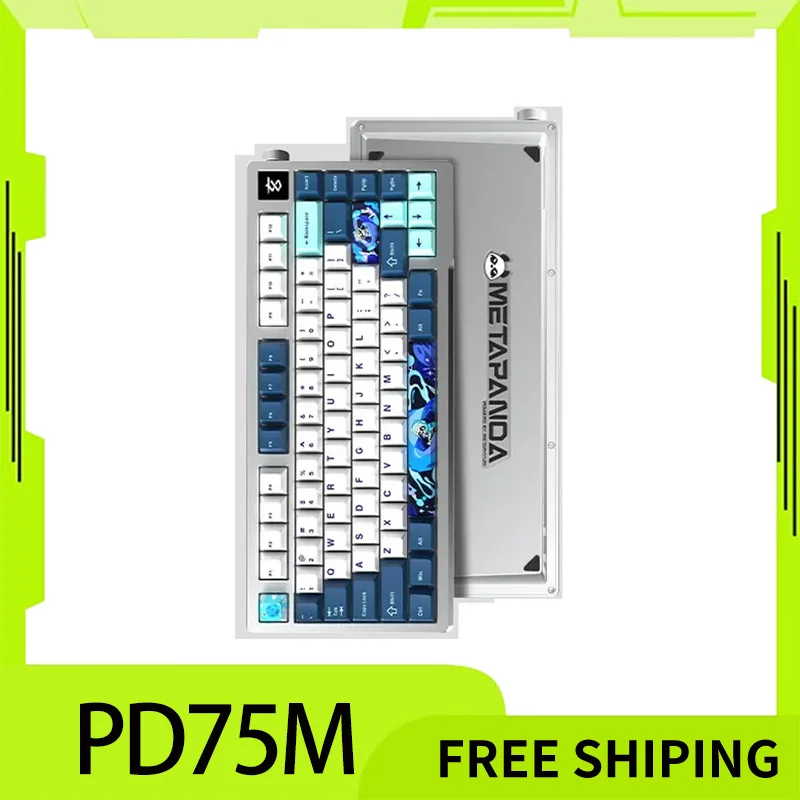 Metaphyuni-Pd75m-V2-Wireless-Keyboard-2-4g-Three-Mode-Aluminium-Alloy ...