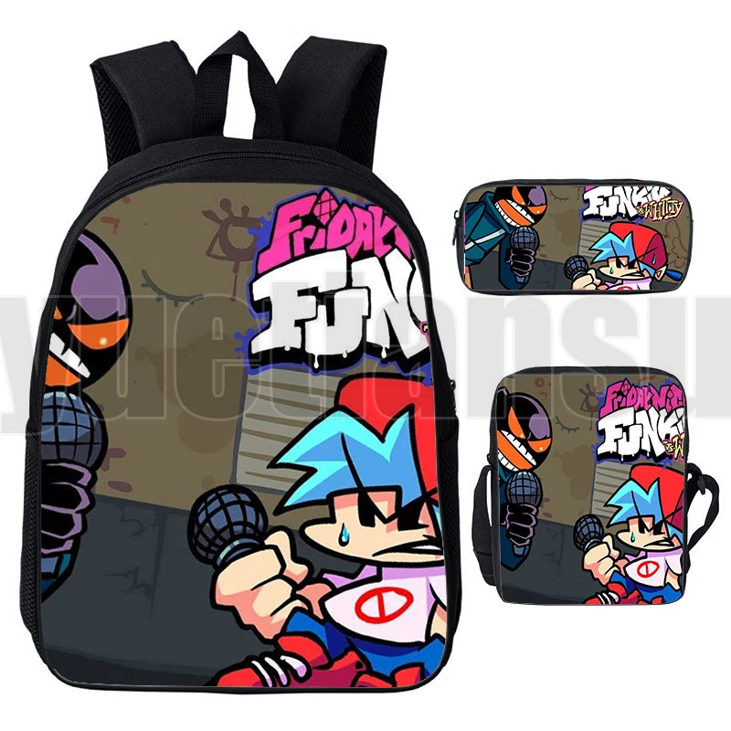 Hot Game Friday Night Funkin Bag 3D Print Primary School Bag 3 Pcs/Set ...