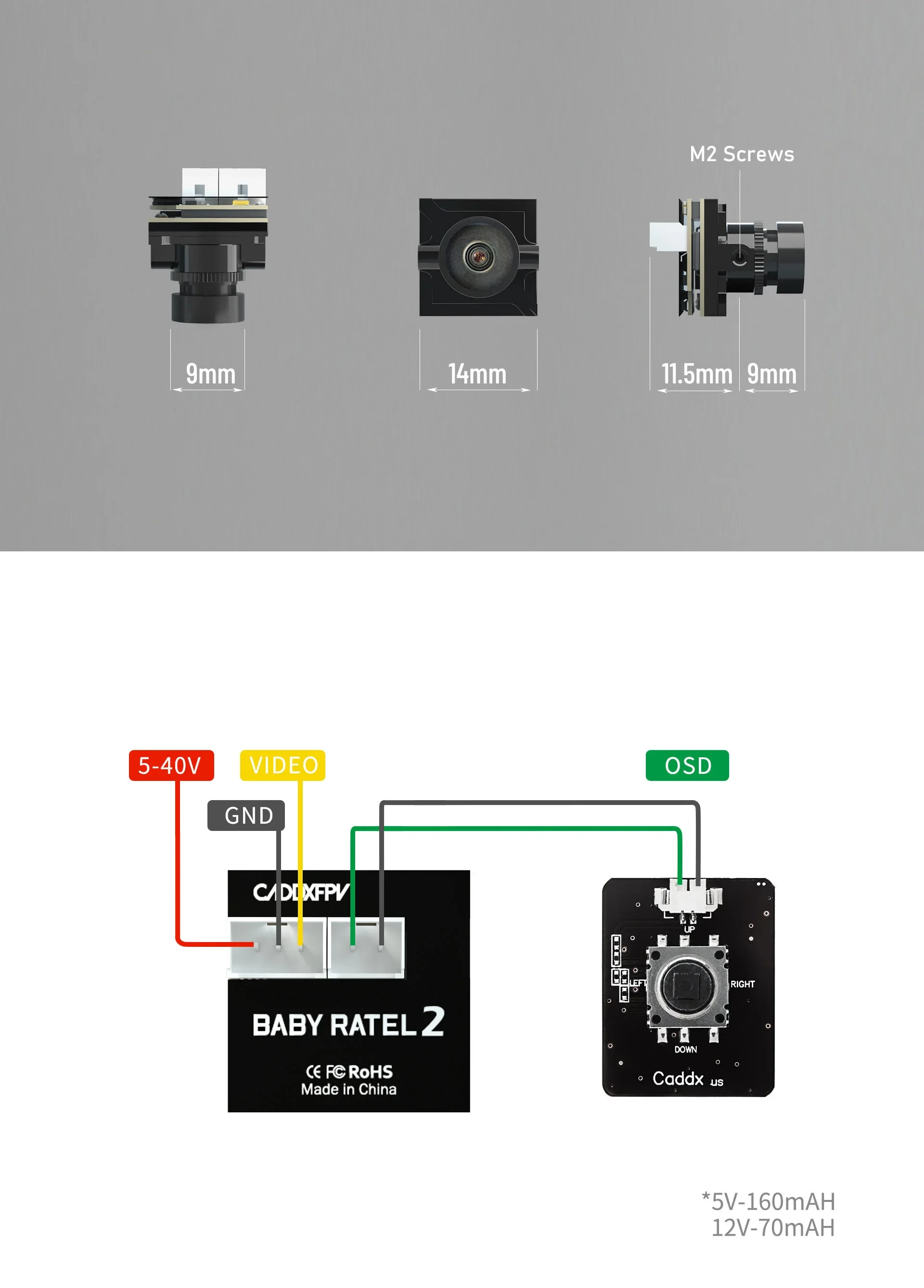 Baby Ratel 2 Caddx FPV камера | AliExpress