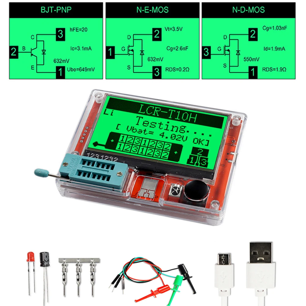 LCR-T10H-TFT-LCD-Display-Multi-meter-Transistor-Tester-Diode-Triode ...