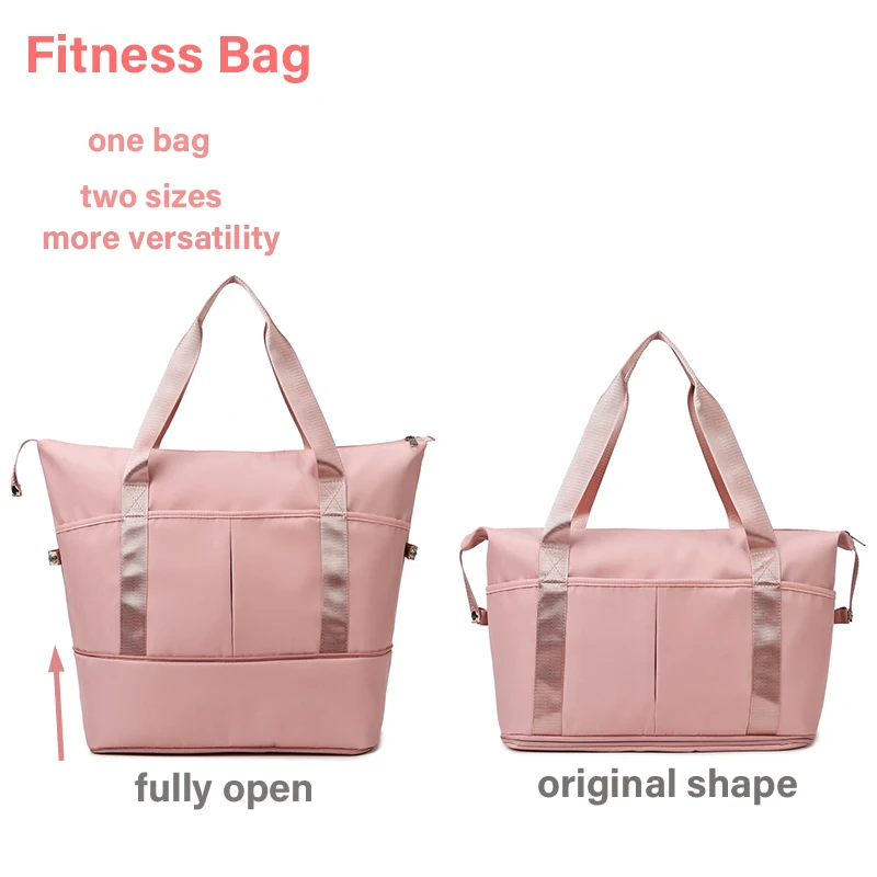 Women-s-Sports-Gym-Bags-Travel-Fitness-Bags-Handbags-Waterproof-Big ...