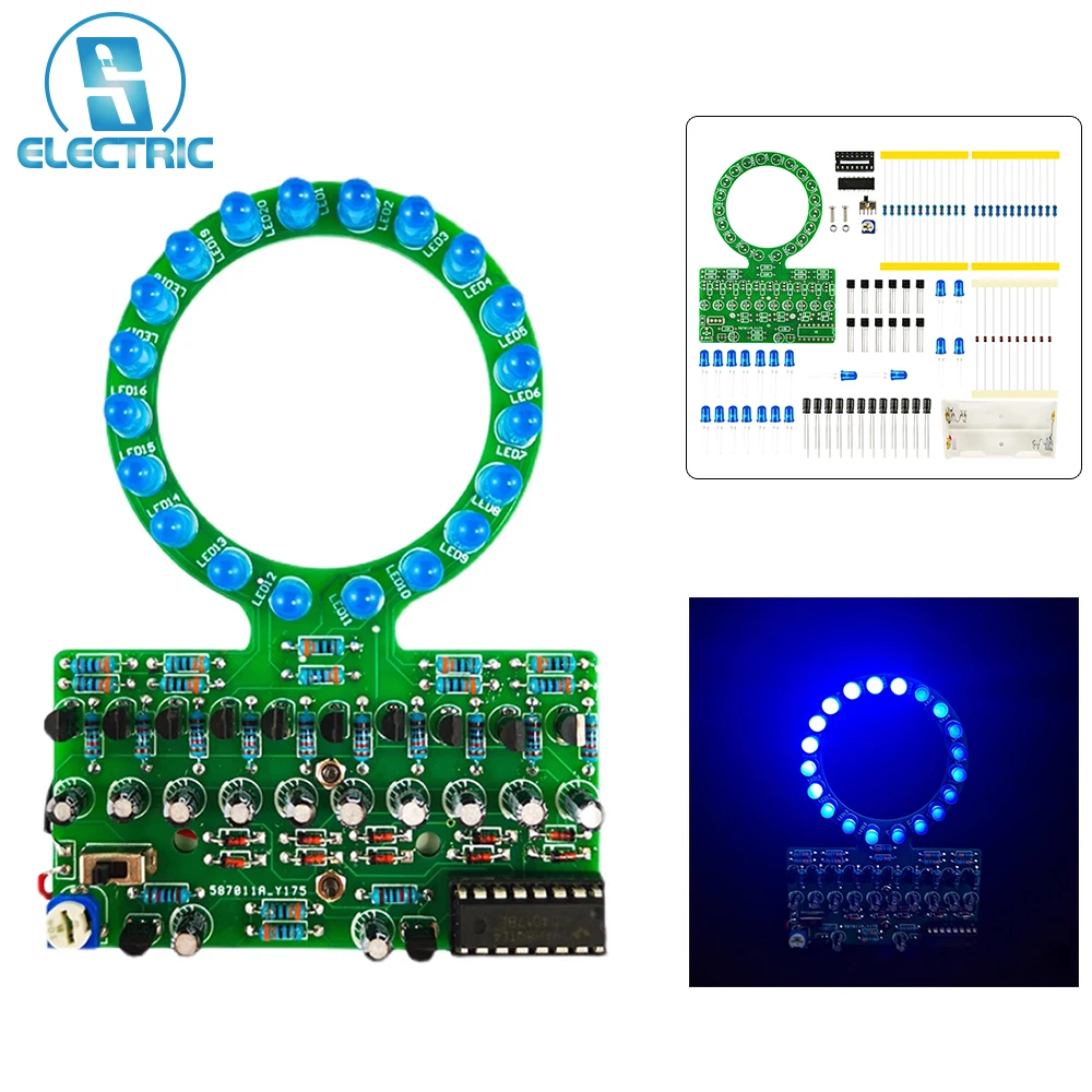 Circular-Gradient-LED-Water-Lamp-DIY-Electronic-Kit-Fun-Soldering ...