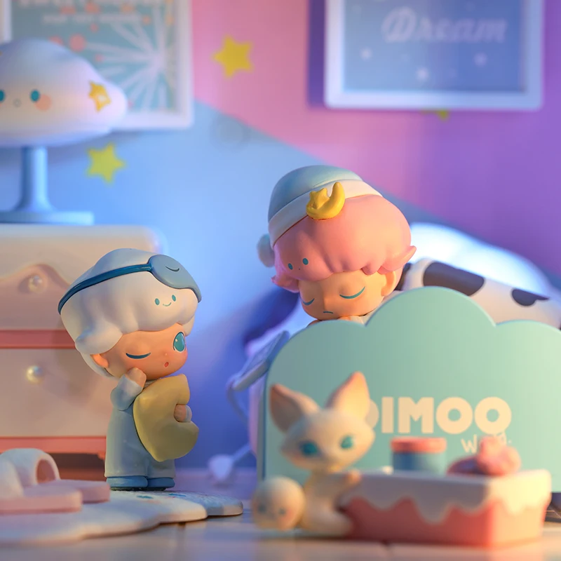 POP MART DIMOO Homebody Series Prop Series Mystery Box Figure Birthday ...