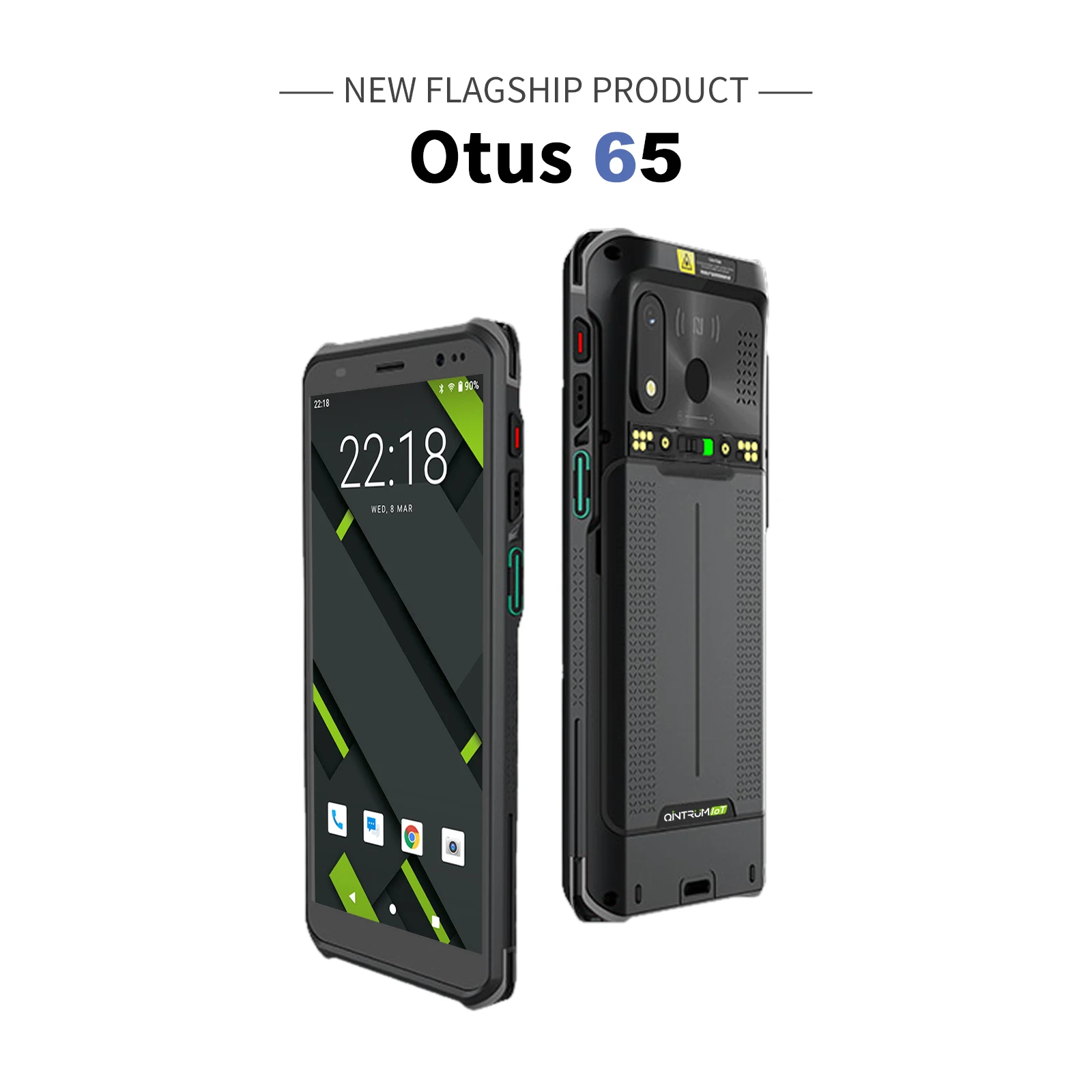 QinTrumIoT Real IP68 PDA Android 10 PDA Wireless Handheld Mobile ...