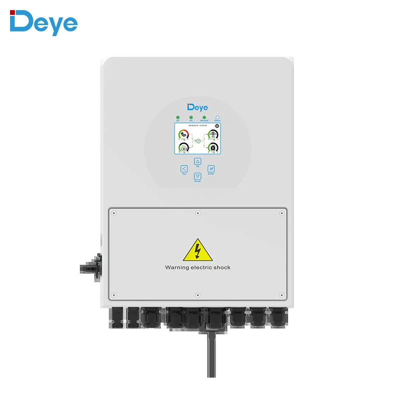 Deye Hybrid Inverter Single Phase 2 Mppt Hybrid Solar Inverter Sun-6k ...
