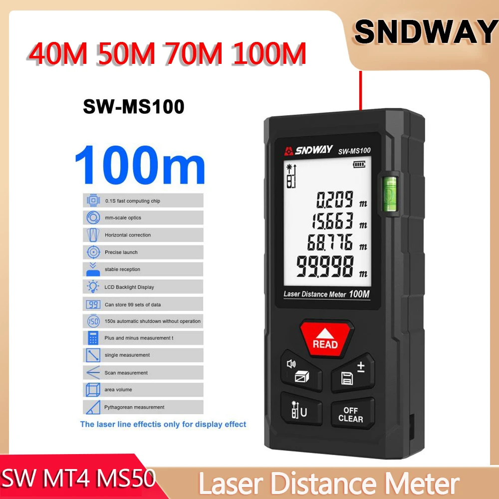 Sndway-Laser-Distance-Meter-SW-MT4-MS50-MS70-MS100-Digital-Rangefinder ...
