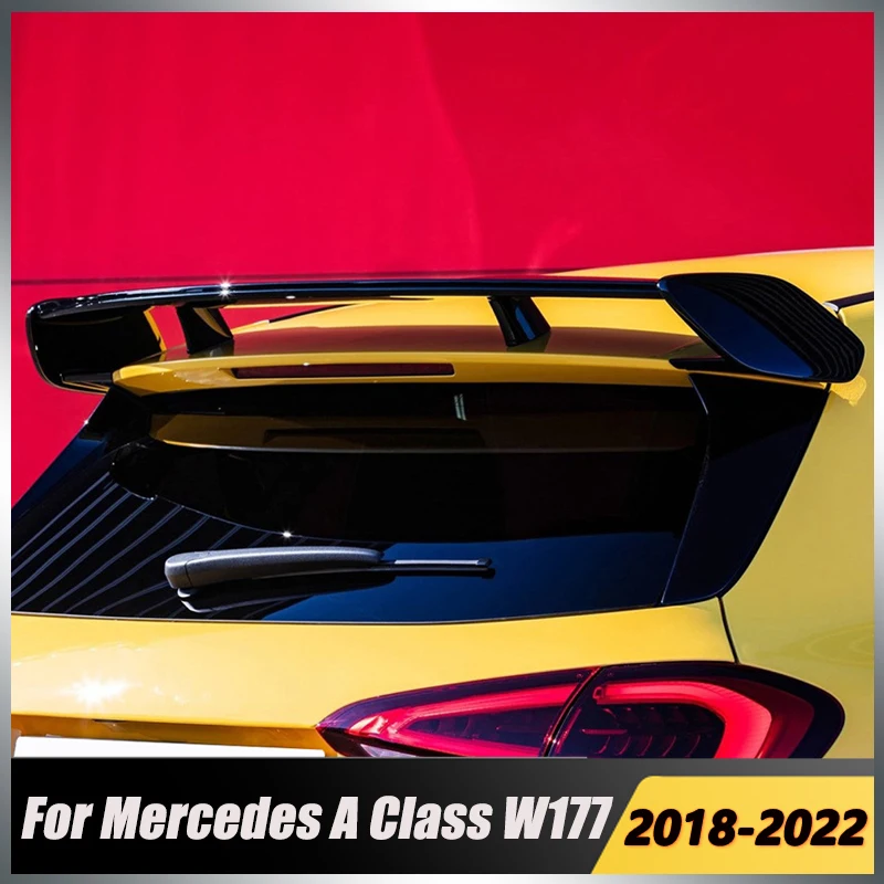 Body-Kit-Roof-Rear-Spoiler-Wing-For-Mercedes-Benz-W177-A-Class-A180 ...